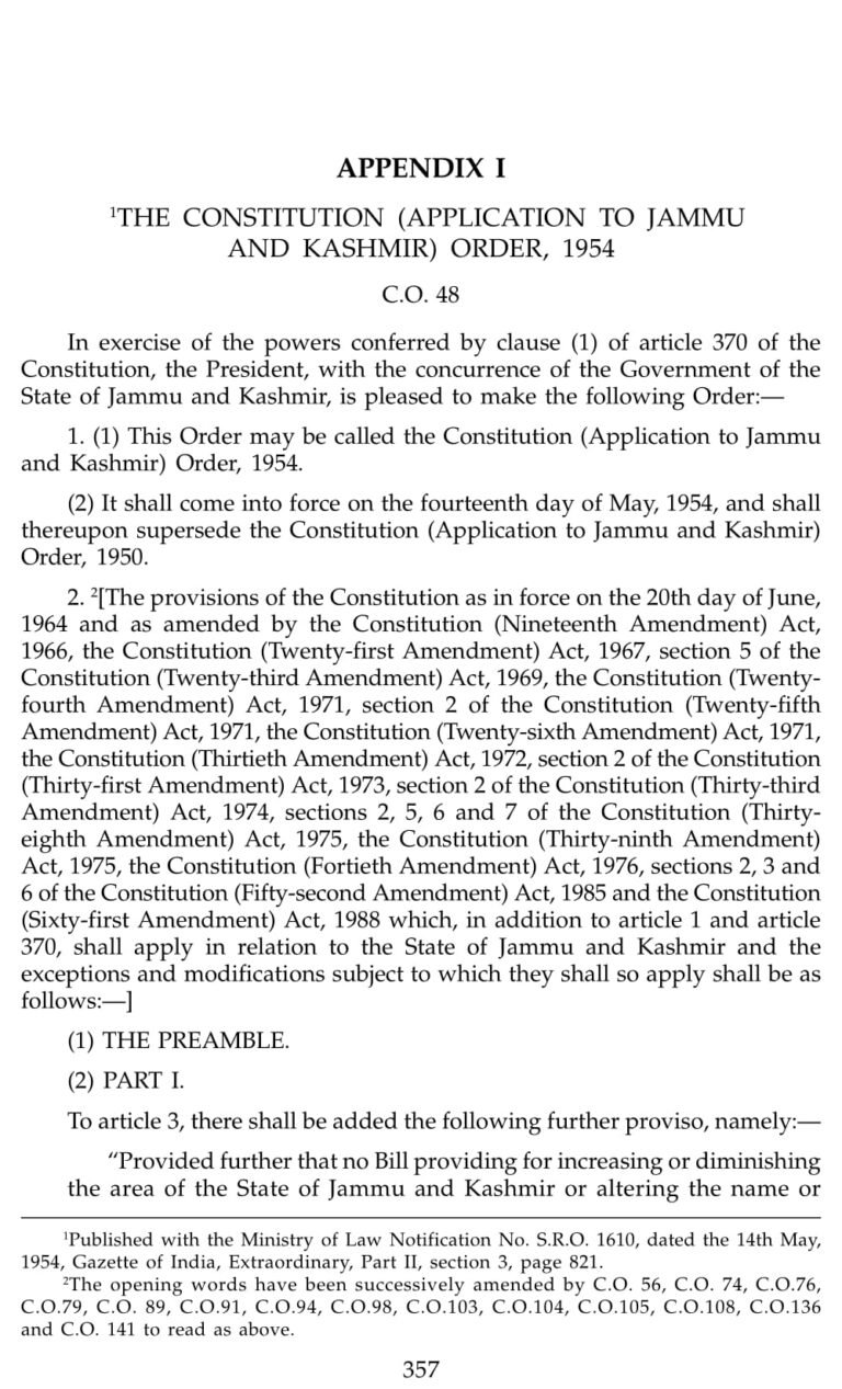 Appendix 1, 2 of Indian Constitution