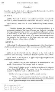 Appendix 1, 2 of Indian Constitution