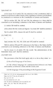 Appendix 1, 2 of Indian Constitution
