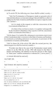 Appendix 1, 2 of Indian Constitution