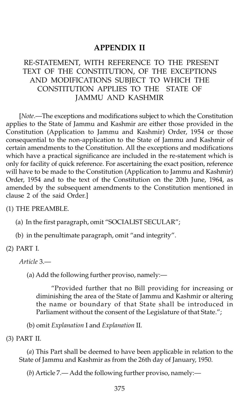 Appendix 1, 2 of Indian Constitution