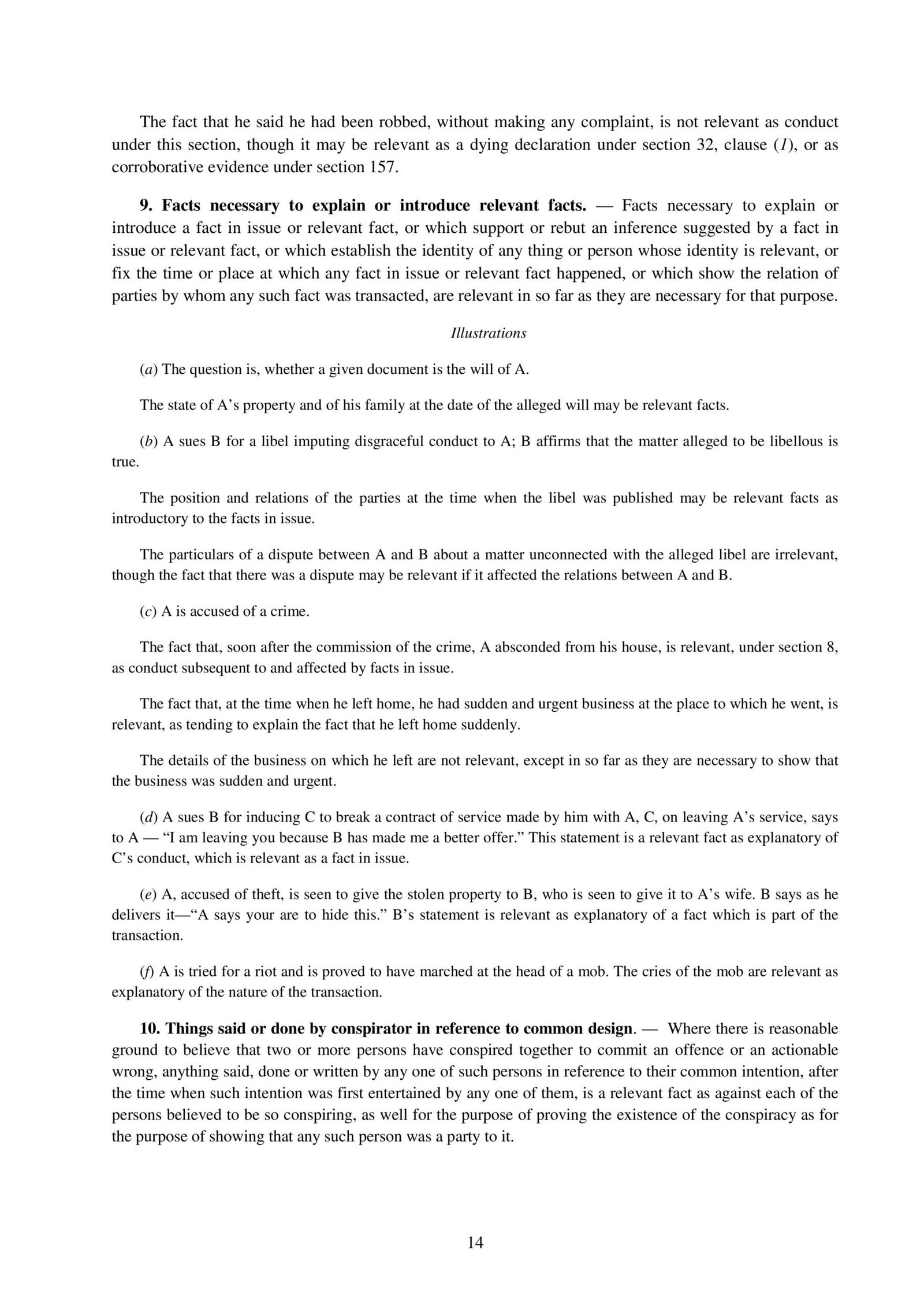 Indian Evidence Act 1872, PDF Download